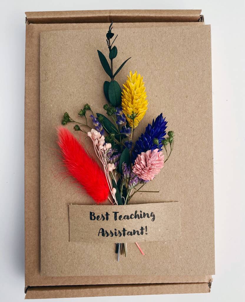 Teaching Assistant Card Gift By Zoe’s Blooms | notonthehighstreet.com