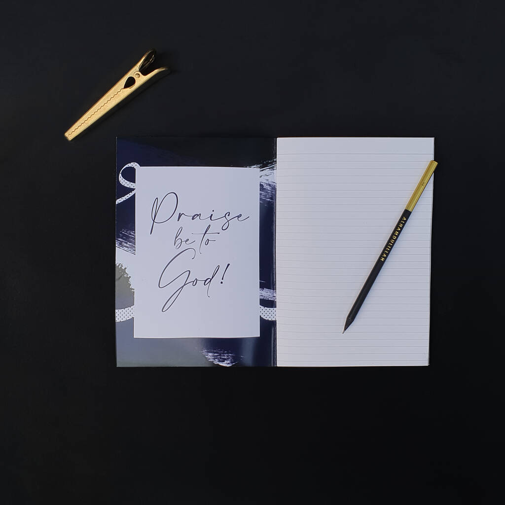 Lined Gold Foiled A5 Notebooks By Safar London