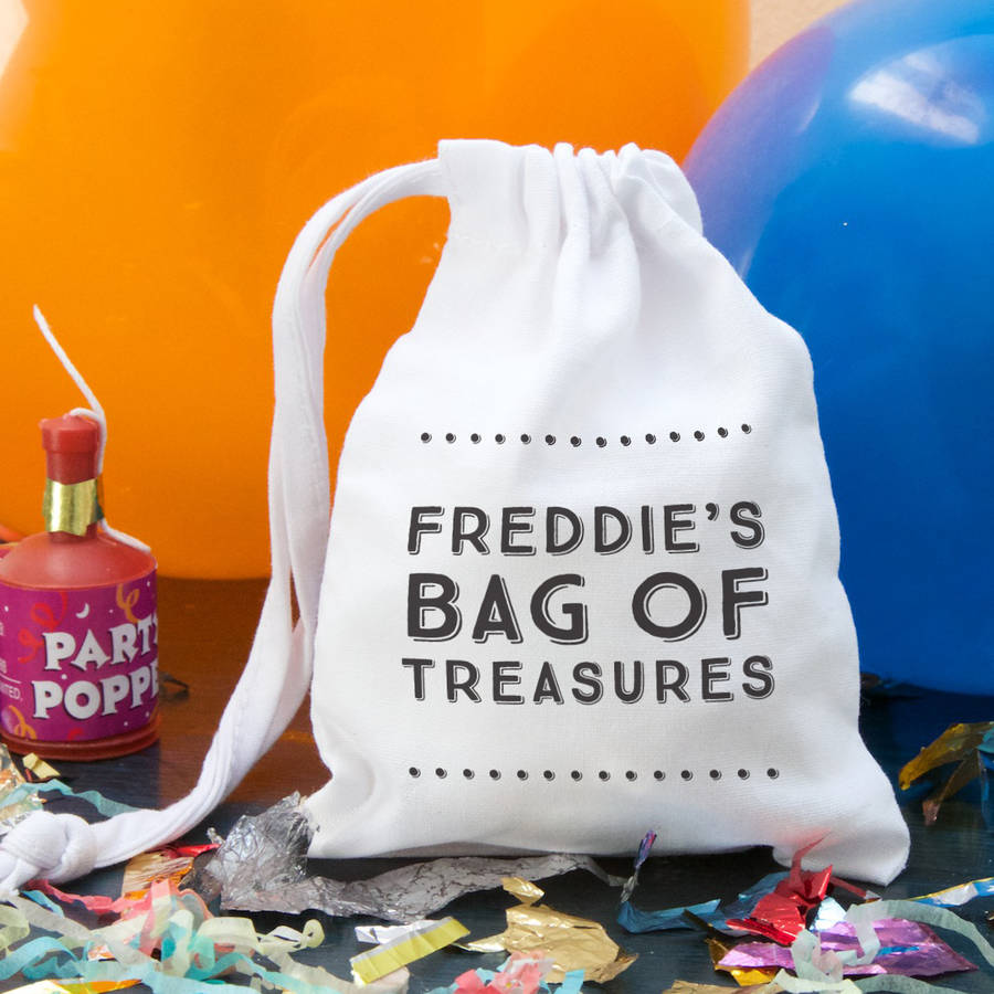 personalised mini gift bag by claire close | notonthehighstreet.com