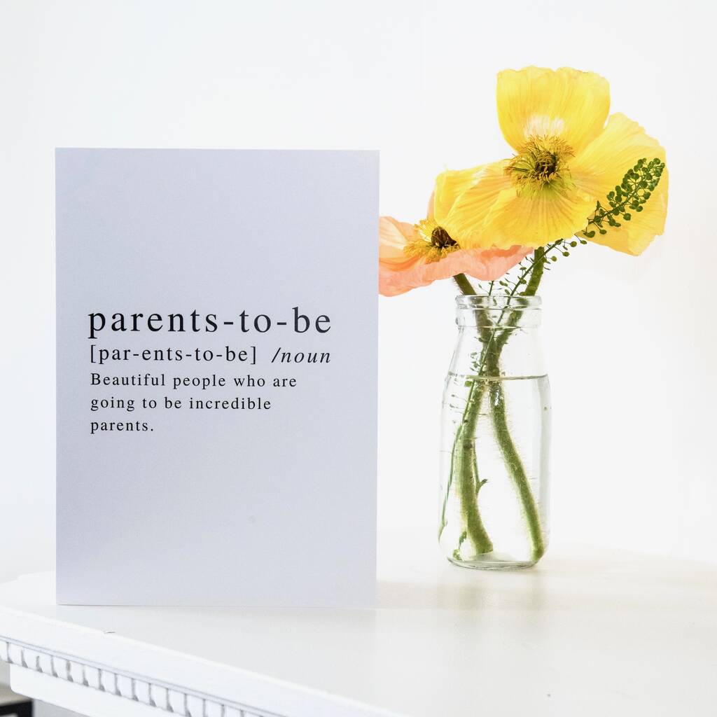Parents To Be Card By Bowerbox | notonthehighstreet.com