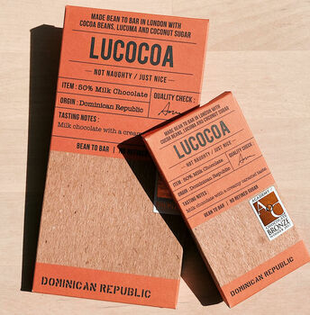50% Dominican Republic Milk Chocolate Bar By Lucocoa Chocolate ...
