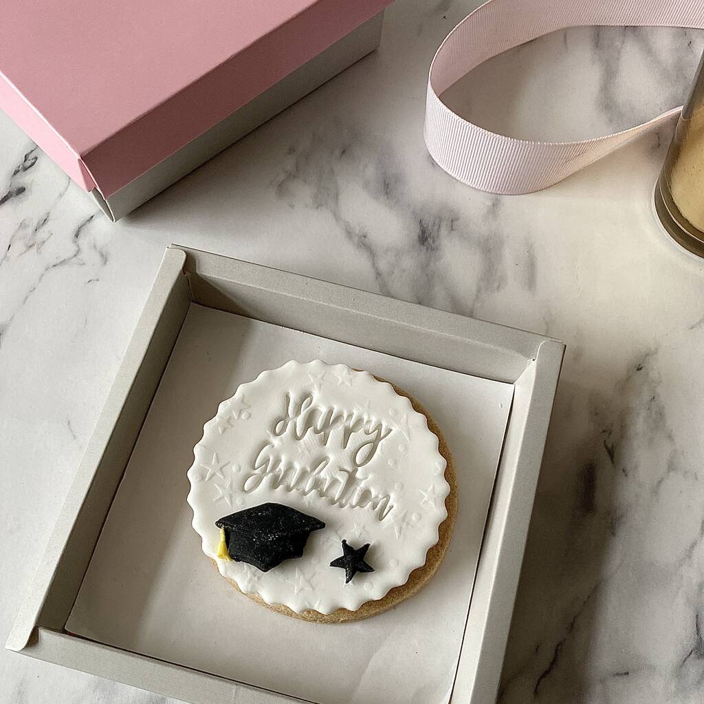 Graduation Personalised Letterbox Vanilla Cookie By La Mira Sweet ...