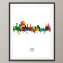 york skyline portrait print and box canvas by artpause ...