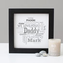 Personalised Dad Daddy Word Art Gift By Hope And Love ...