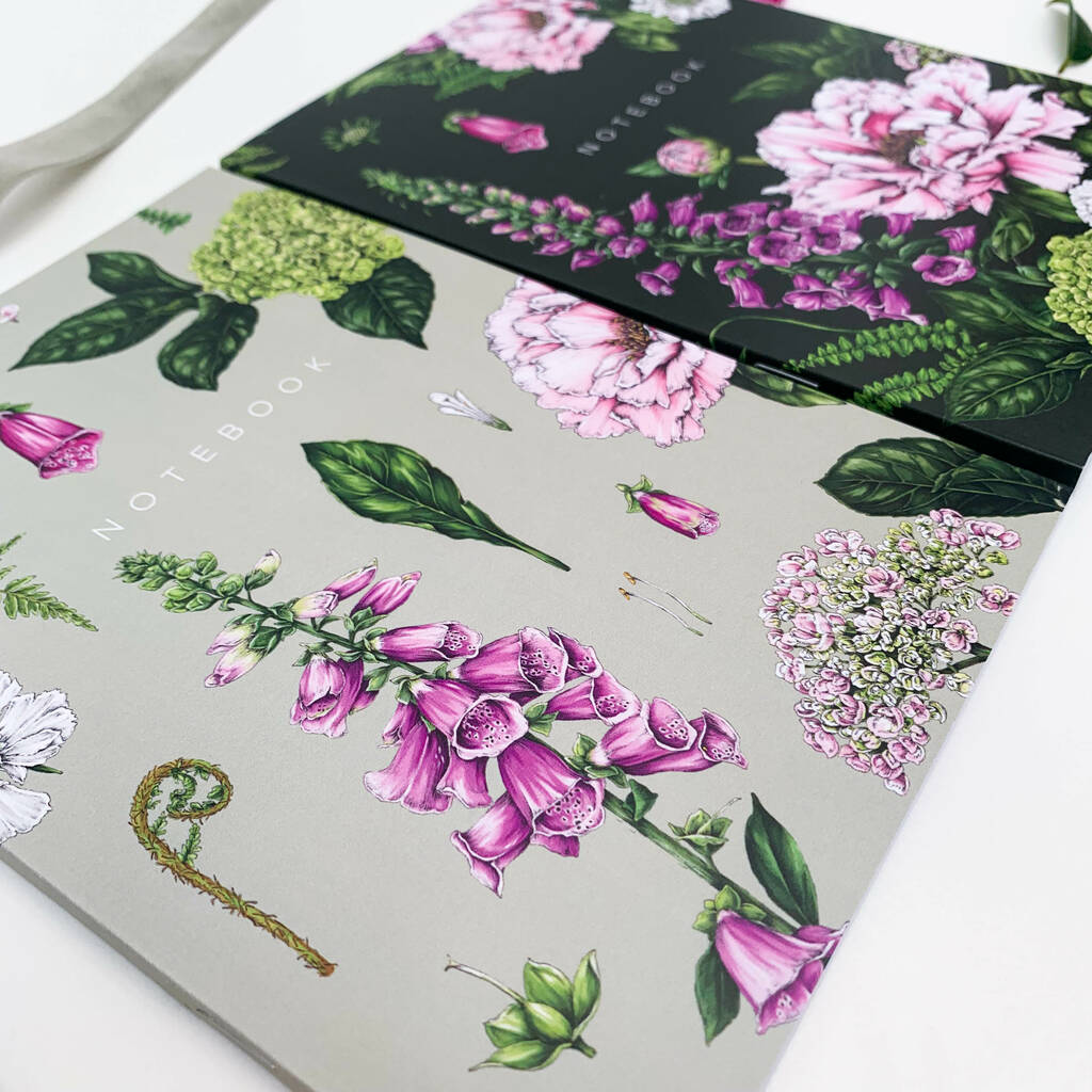 Set Of Two A5 Notebooks, Summer Garden By Catherine Lewis Design ...