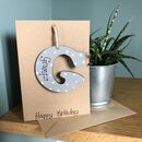 Personalised Gramps Birthday Card G Letter Keepsake By Craft Heaven ...