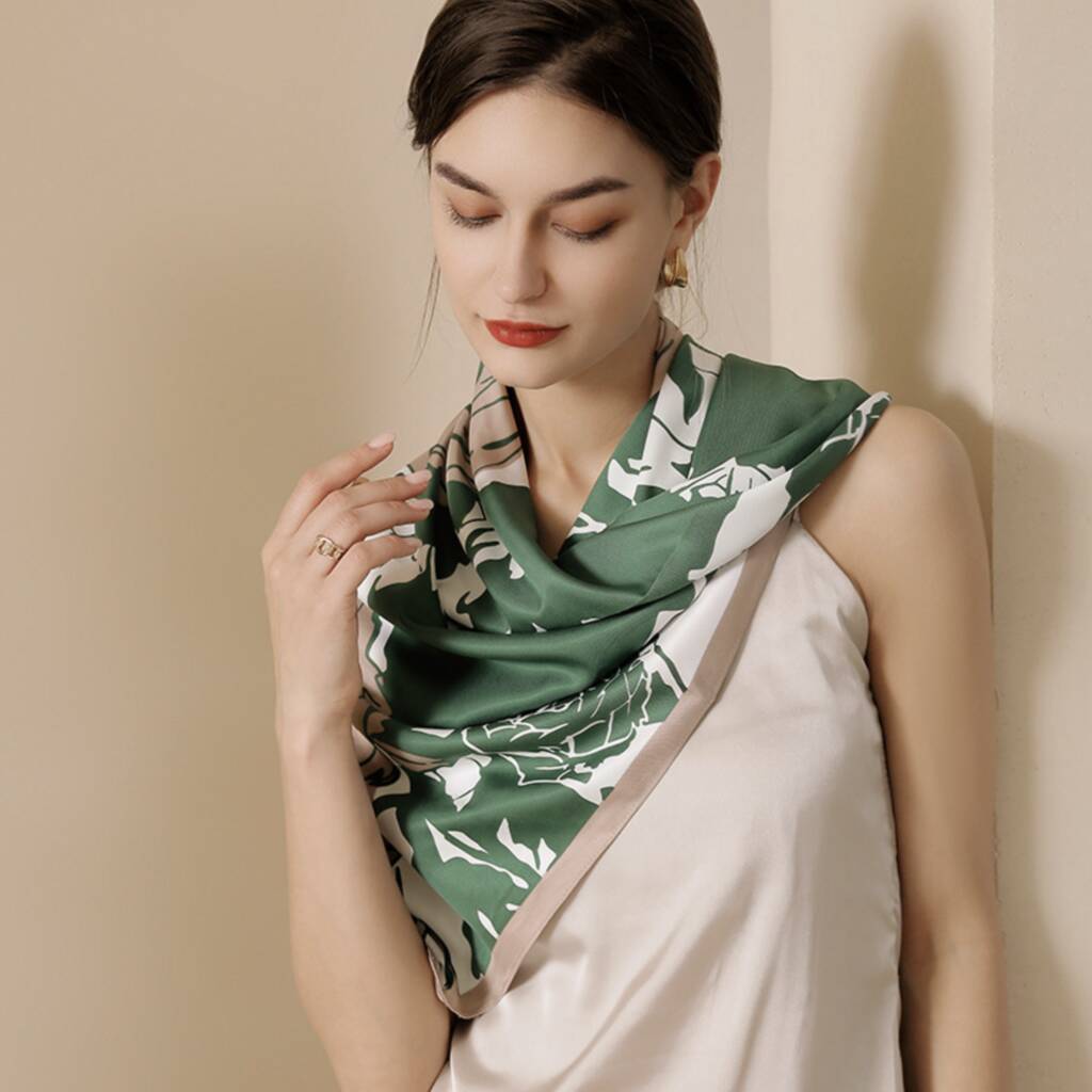 Floral Large Multi Colour Scarf By GY Studios | notonthehighstreet.com