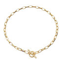Gold Chunky Chain Toggle Necklace By Maya H Jewellery ...