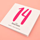 14 And Fearless 14th Birthday Card By Mrs L Cards | notonthehighstreet.com