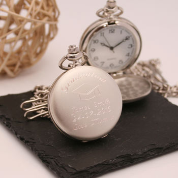 Engraved Pocket Watch Graduation Gift By GiftsOnline4U ...