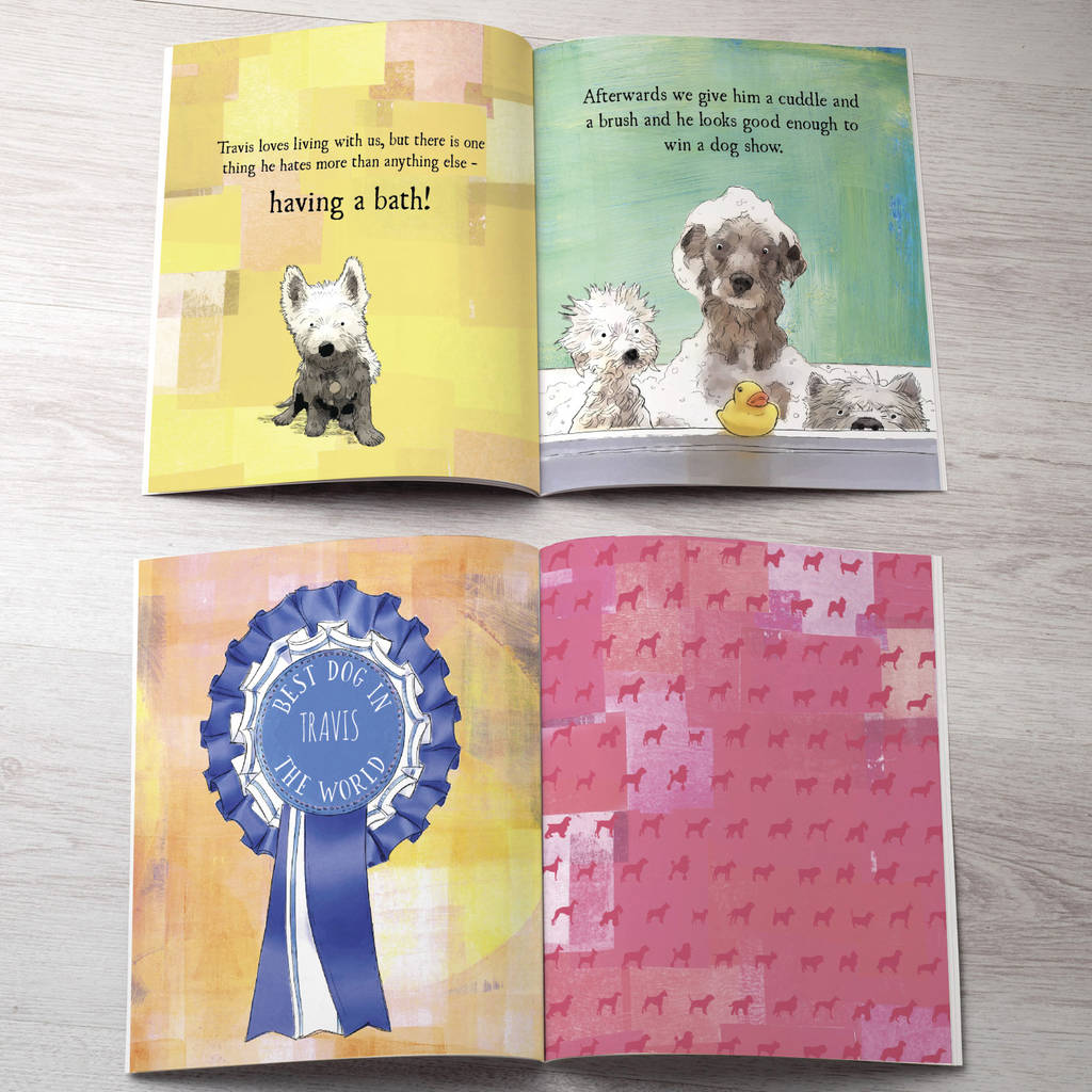 personalised world's best dog story book by letterfest ...