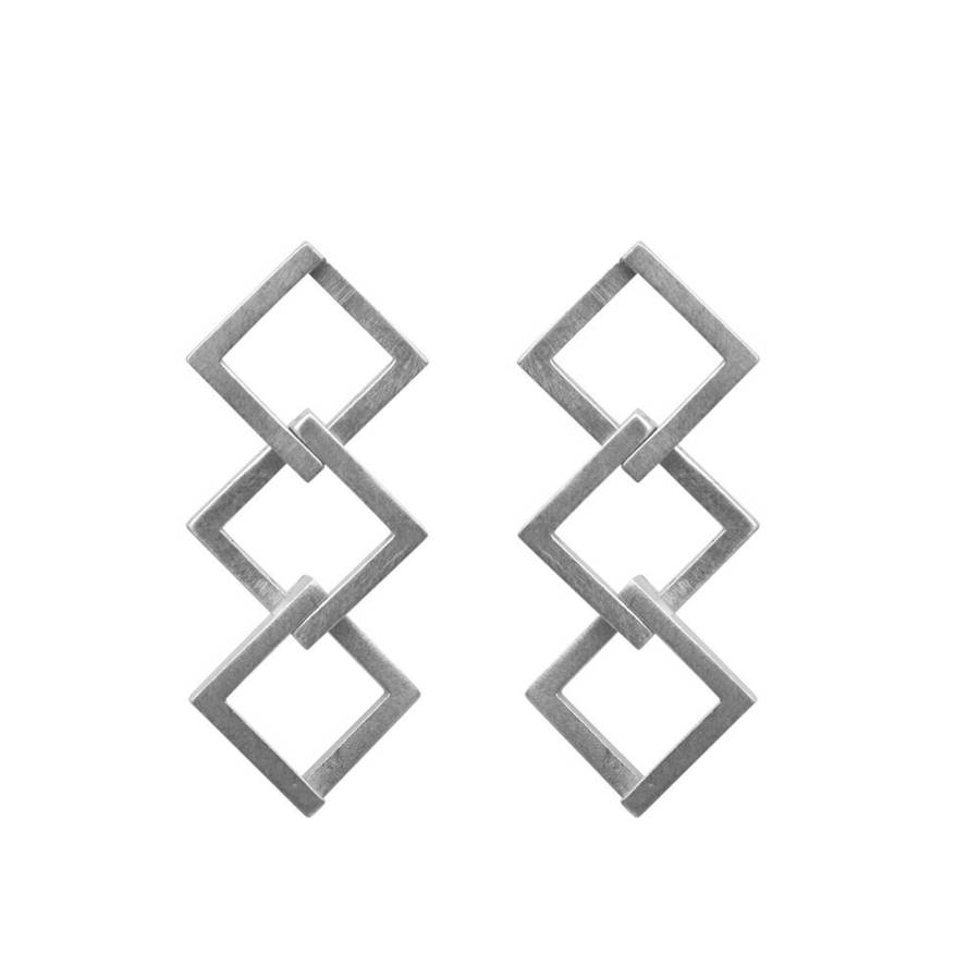 Geom Regular Earrings By Helen Rankin Notonthehighstreet