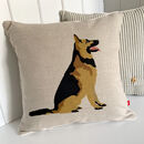 Alsatian German Shepherd Feature Cushion By Keylime Design ...