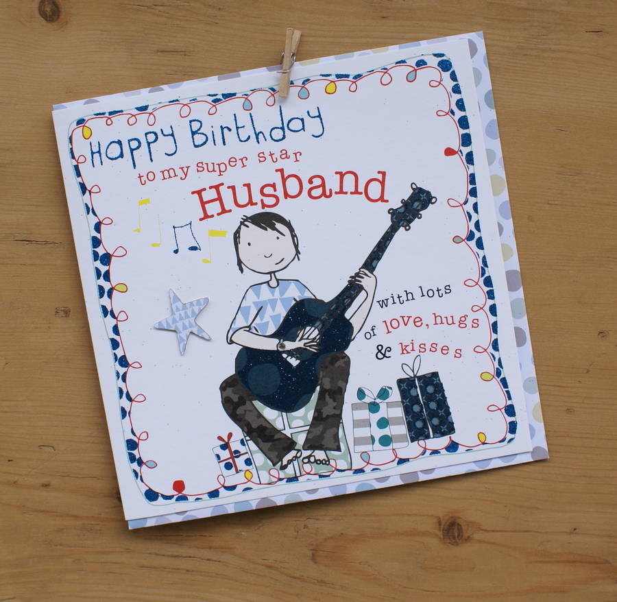 Happy Birthday Husband Card By Molly Mae Notonthehighstreet