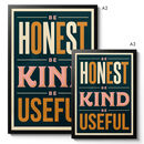 Be Honest, Be Kind Giclée Print By Telegramme Paper Co ...