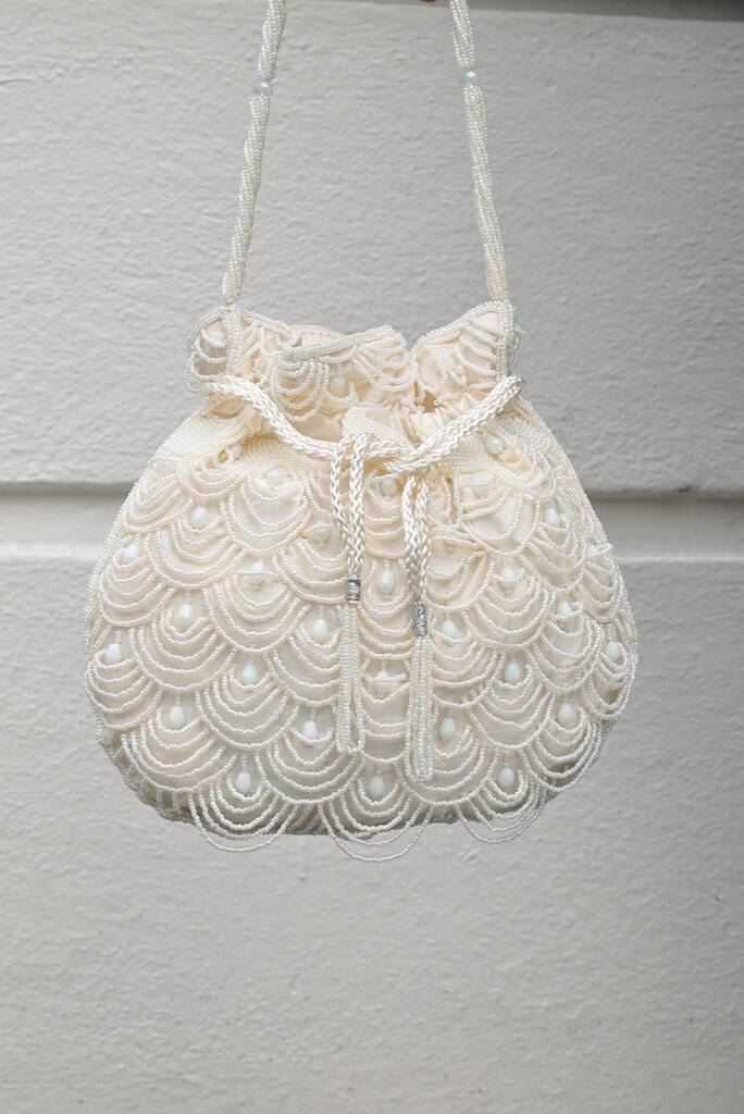 Leyana Potli Bag Off White By Atiya Choudhury