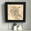 Personalised International Map Print On Wood By Northern Logic ...