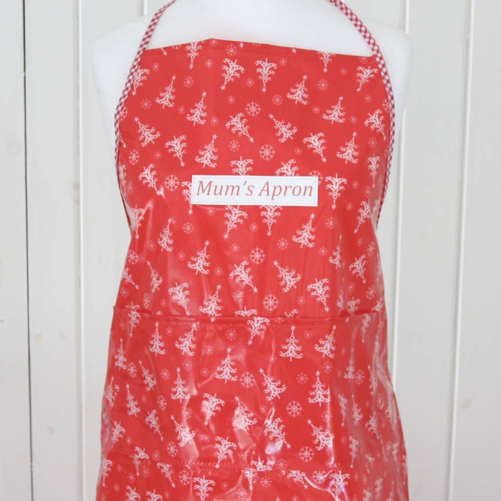 Personalised Oilcloth Apron By Lucy Lilybet | notonthehighstreet.com