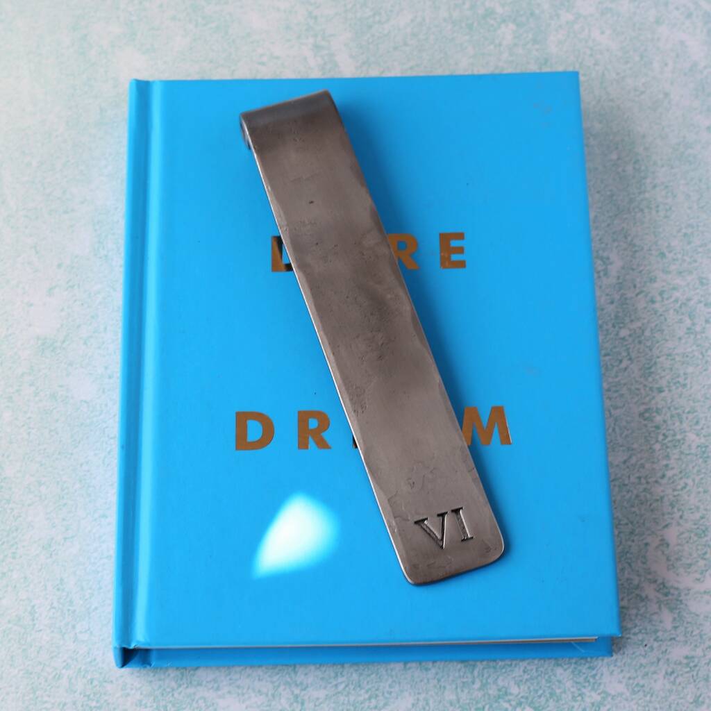 6th Anniversary Classic Iron Scroll Metal Bookmark By Coach House Forge