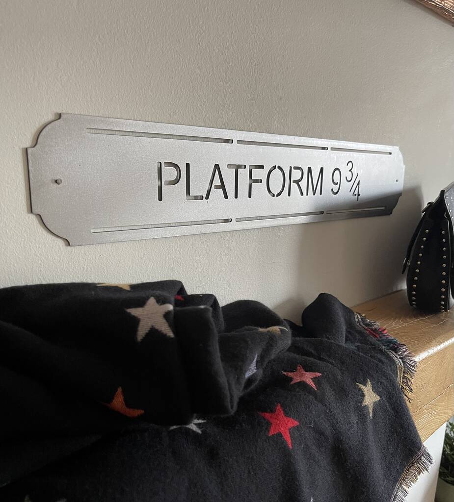 Platform Nine And Three Quarters Harry Potter Sign By Suffolk Style ...