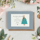 Personalised Christmas Tree Card By Button Box Cards ...