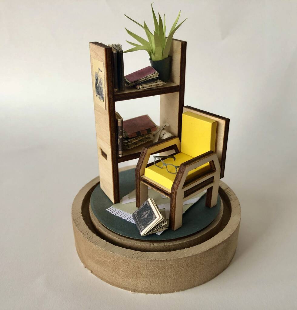 Library Paper Craft Kit By My Papercut Forest | notonthehighstreet.com