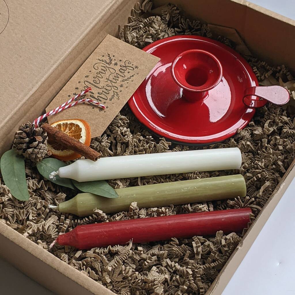 Red Wee Willie Winkie Candle Gift Scandi Christmas By The Danes