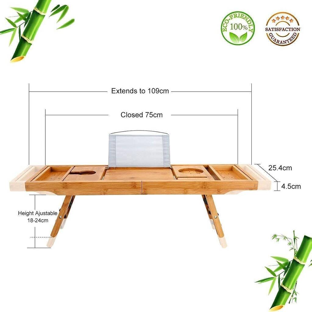 Two In One Bathtub Caddy And Laptop Bed Desk By Momentum ...