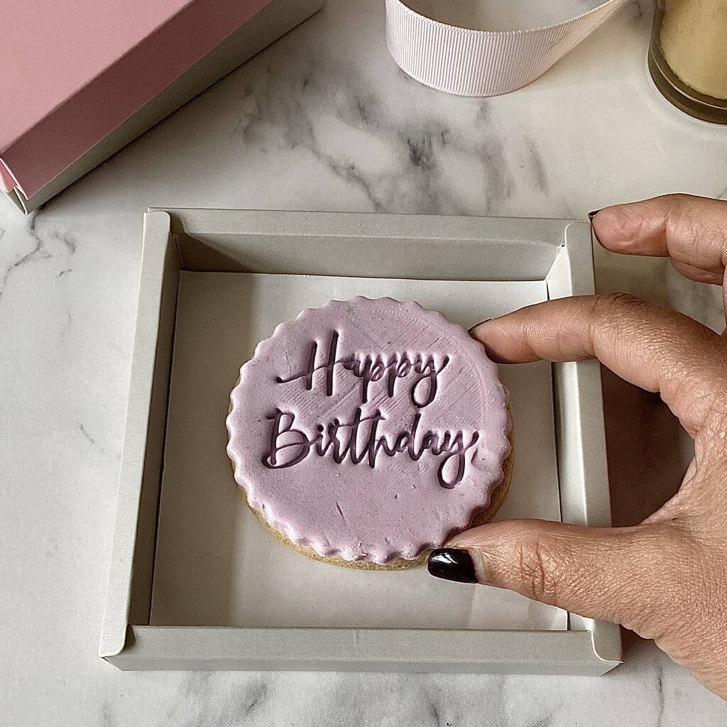 Birthday Letterbox Personalised Cookie By La di da Sweet Treats ...