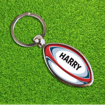 Personalised Rugby Keyring By Frozen Fire | notonthehighstreet.com