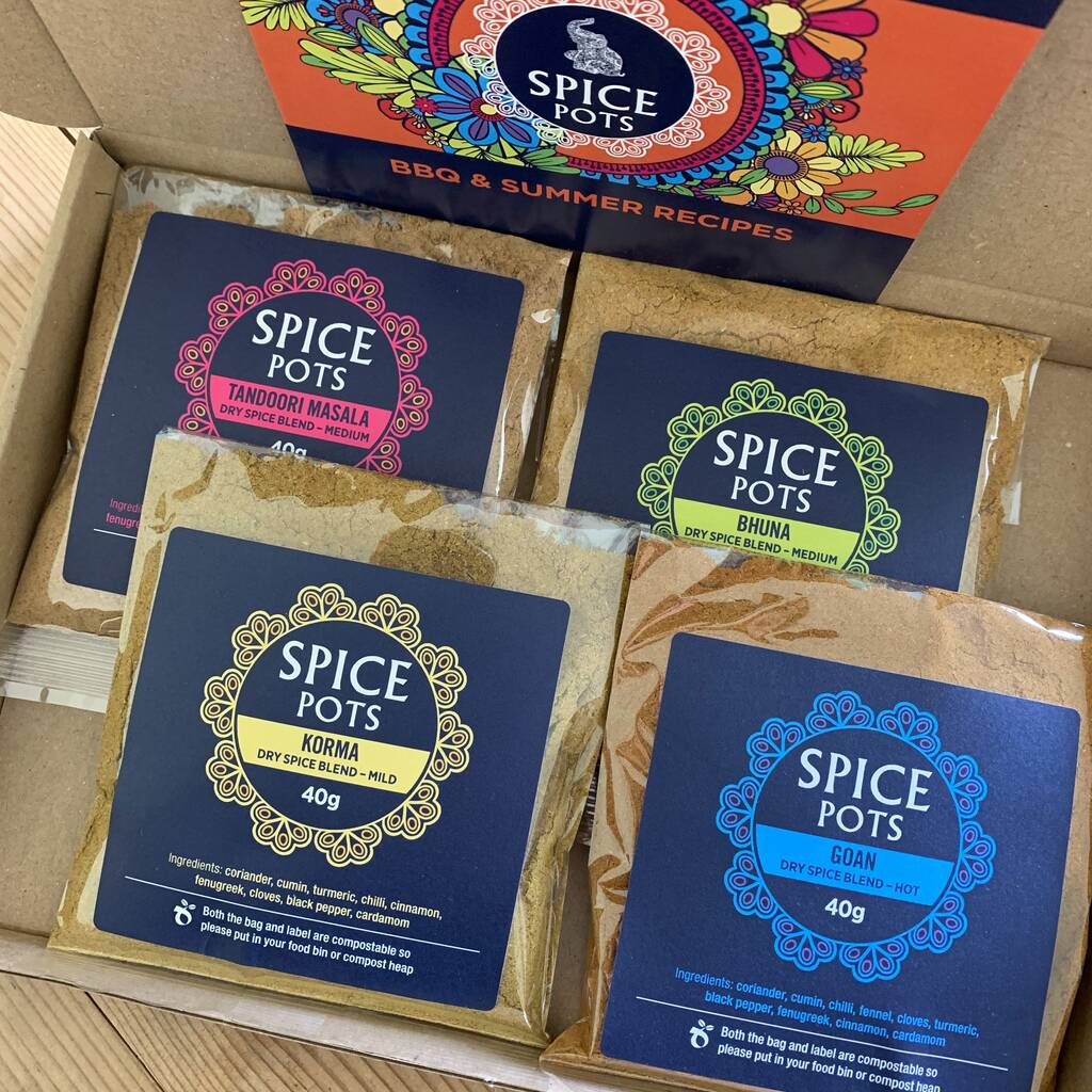spice pots letterbox bbq kit by spice pots | notonthehighstreet.com