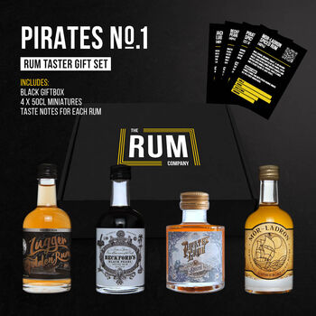 Pirates Rum Taster Set Gift Box One By The Rum Company ...