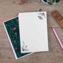 Letter Writing Set With Floral Butterfly Design By Cherith Harrison ...