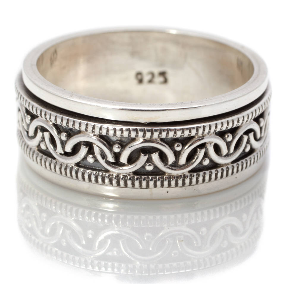 celtic bravery spinning ring by charlotte's web jewellery ...