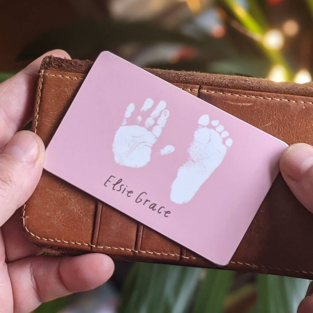 Baby Hand And Footprint Wallet Card For Mum By Hold Upon Heart Notonthehighstreet baby-hand-and-footprint-wallet-card-for-mum-by-hold-upon-heart-notonthehighstreet