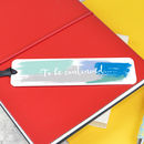 'to be continued' bookmark by pink and turquoise | notonthehighstreet.com