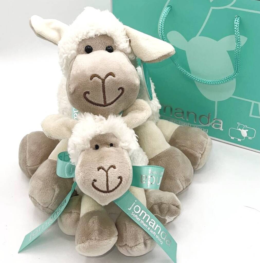 Sheep Mummy, Baby Soft Toy Set By Jomanda Soft Plush Toys, Gifts ...