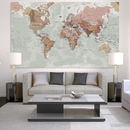 giant sized canvas world map by maps international | notonthehighstreet.com