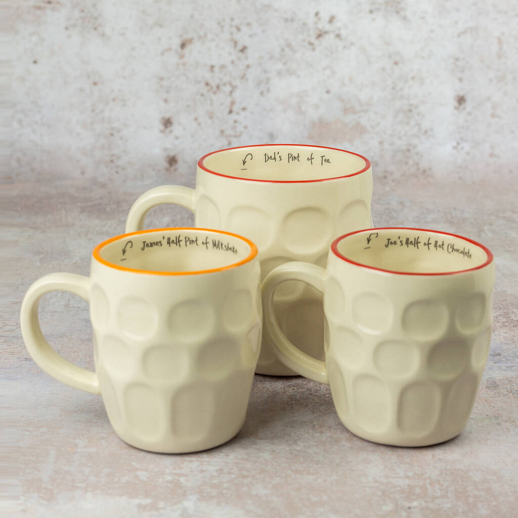 Pint Mug, Traditional Handmade Dimple Beer Mug By Kate Ceramics ...