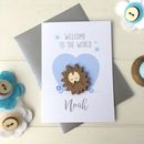 personailsed new baby boy card by just toppers | notonthehighstreet.com