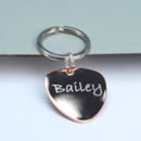 Personalised Plectrum Keyring By Penelopetom | notonthehighstreet.com