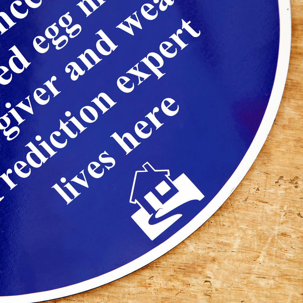 personalised heritage sign by jonny's sister | notonthehighstreet.com