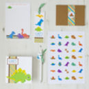 Personalised Dinosaur Stationery Bundle By Little Tweet Stationery ...