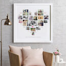 Personalised Heart Family Photo Collage By Cherry Pete ...