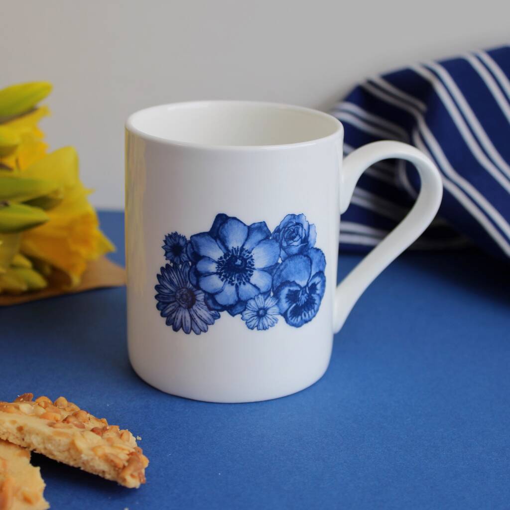 Floral Mini Mug By Lucy Green Designs | notonthehighstreet.com