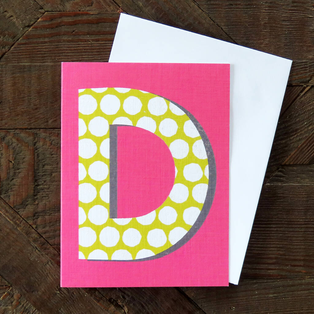 Mini D Alphabet Card By Kali Stileman Publishing
