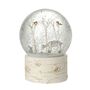 Musical Snow Globe With Woodland Scene By Pink Pineapple Home & Gifts ...