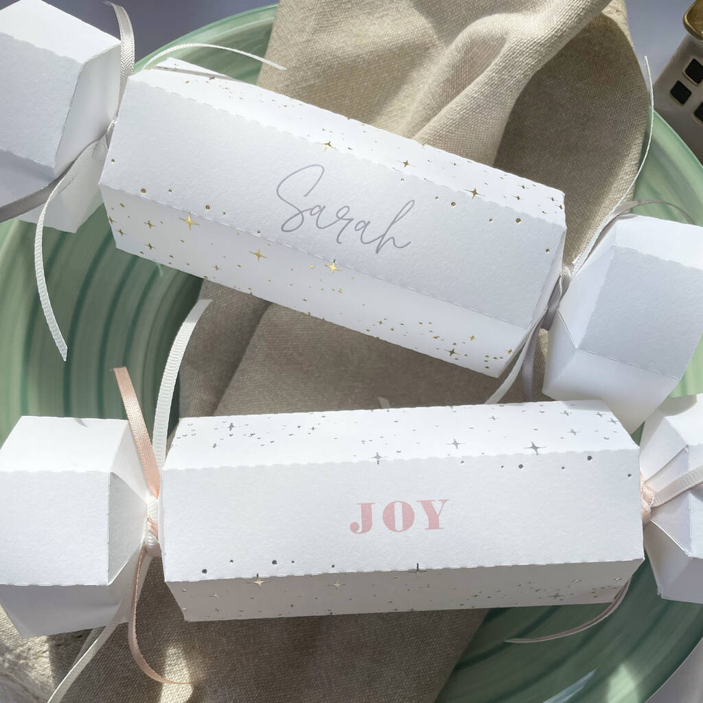 Personalised Fill Your Own Christmas Cracker By 2Flux Stationery Studio ...