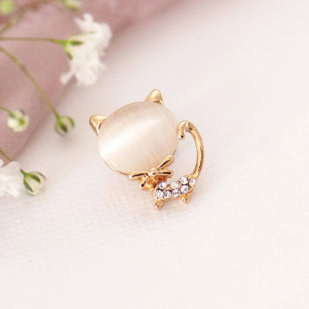 Cat Lover Brooch By The Stamford Studio