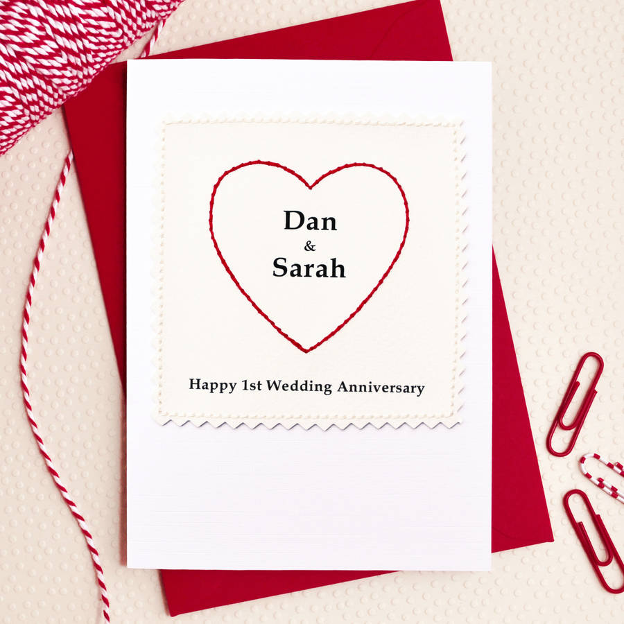  Heart Handmade Wedding Anniversary Card By Jenny Arnott Cards Gifts 